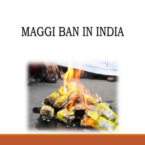 Maggi ban | PPTX