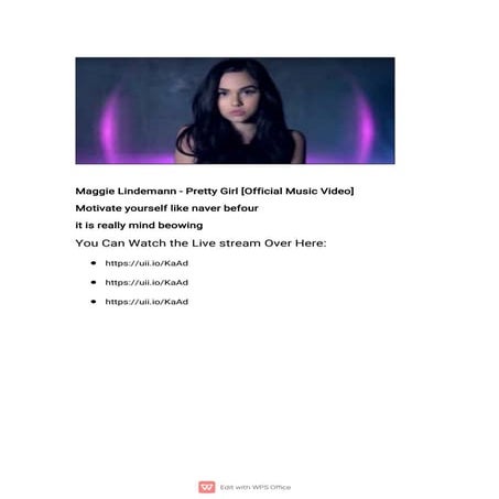 Maggie lindemann pretty girl [official music video] | PDF