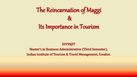 The rise and fall of maggie | PPT