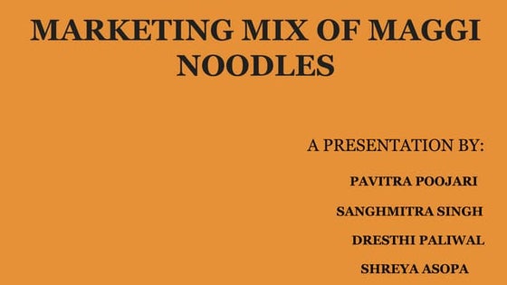 PPT- MAGGI | PPTX