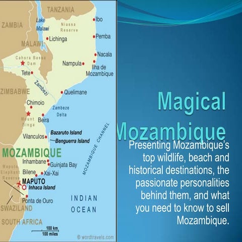 Magical Mozambique | PPTX | Africa Travel | Travel Locations