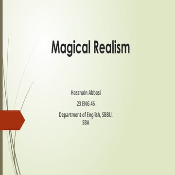 Magical Realism | PDF