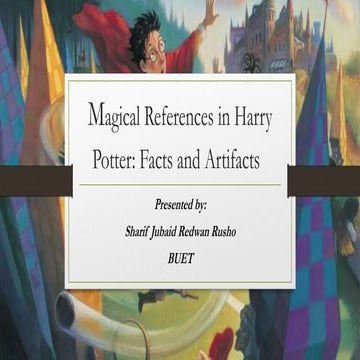 Magical references in harry potter | PPTX