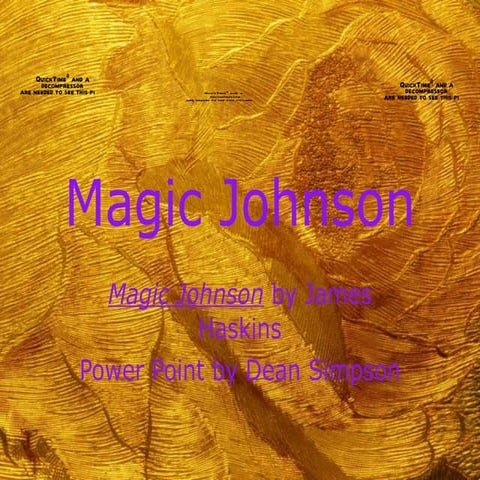 Magic johnson x | PPT