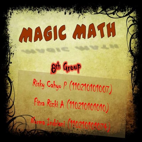 Magic math | PPTX