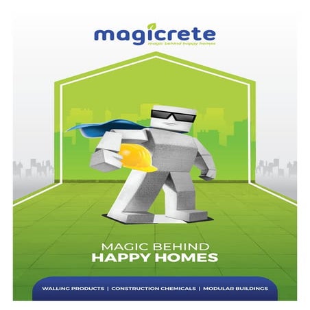 Magicrete Corporate Brochure | PDF