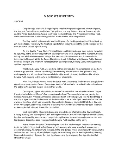 Sleeping beauty (play script) | DOCX