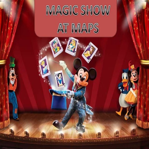 MAPS ORGANISED MAGIC SHOW | PPTX