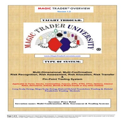 Magic Trader® Overview | PDF