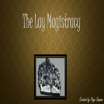 Lay magistrates powerpoint | PPTX