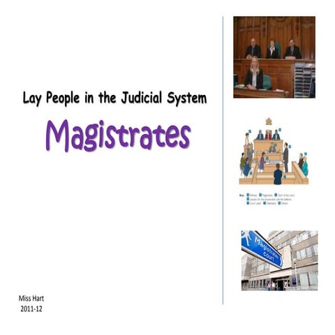 Lay people and magistrates full powerpoint | PPT