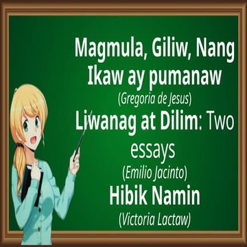Magmula, Giliw, Nang Ikaw ay pumanaw.pptx
