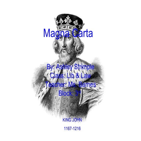 Magna Carta Powerpoint | PPT