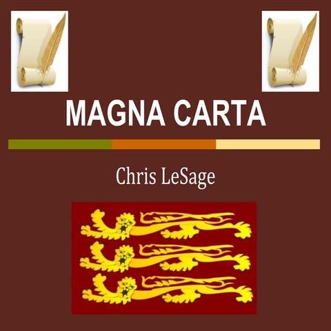 Magna carta ppt | PPTX