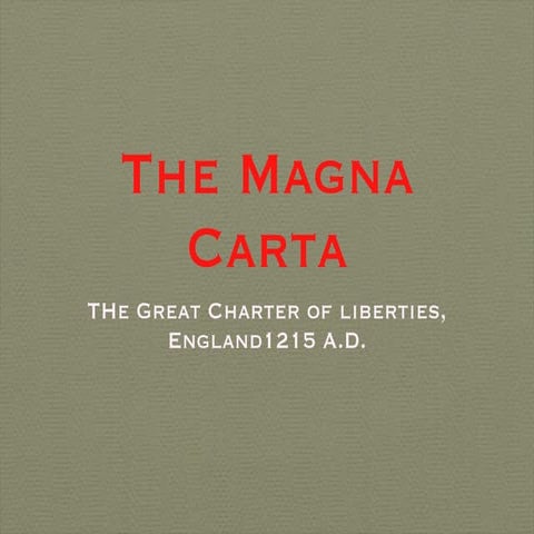 Magna carta | PPTX