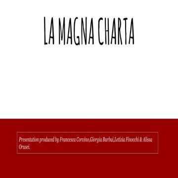 Magna Charta | PPTX