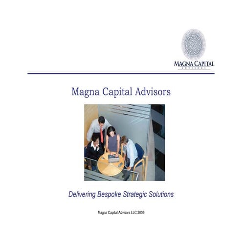 Magna Capital Advisors Brochure | PPT