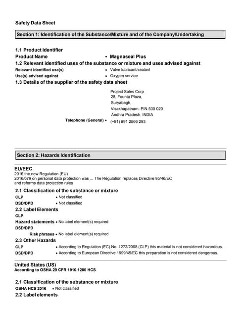 CIP 100 MSDS EN.pdf | First Aid | Injuries