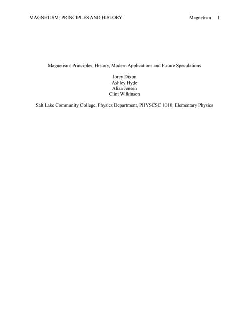 Timeline of Magnetism.pptx