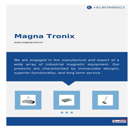 Magna Tronix, Chennai, Magnetic Materials | PDF