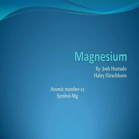Magnesium | PPTX