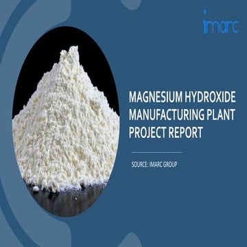 Setting Up a Successful Magnesium Hydroxide Manufacturing Unit: DPR | PPTX