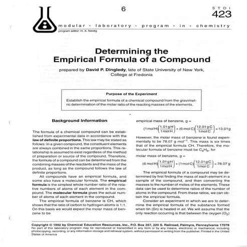 Magnesium lab page 1 | PDF