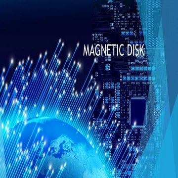 Magnetic disk | PPTX