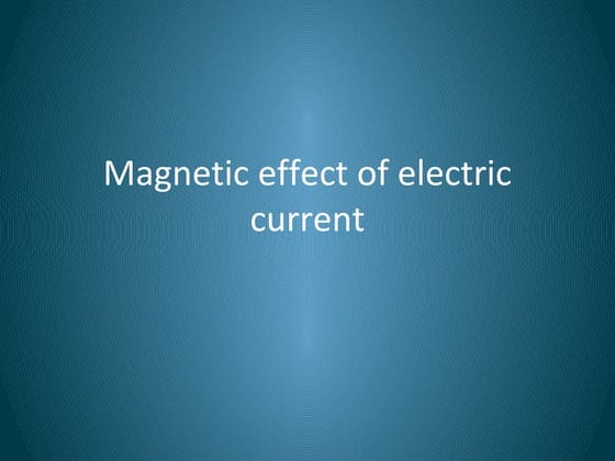 magnetism class 8 | PPT