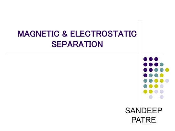 Magnetic separator | PDF