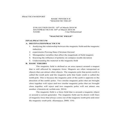 Physics Investigatory Project - Class 12 - Tangent Galvanometer | PDF