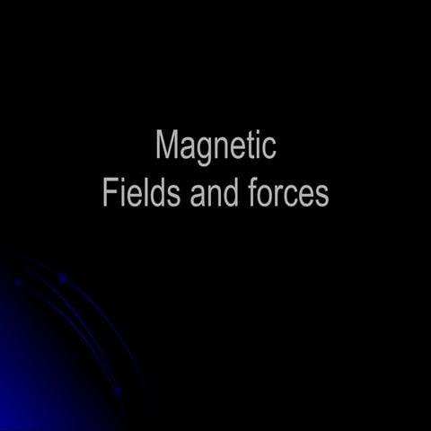 Magnetic Fields | PPT