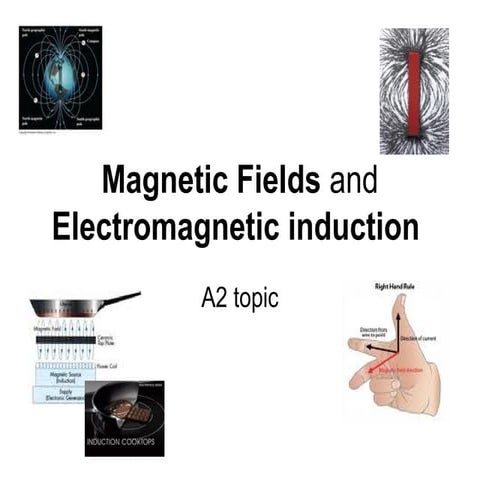 Magnetic fields and electromagnetic induction | PPT