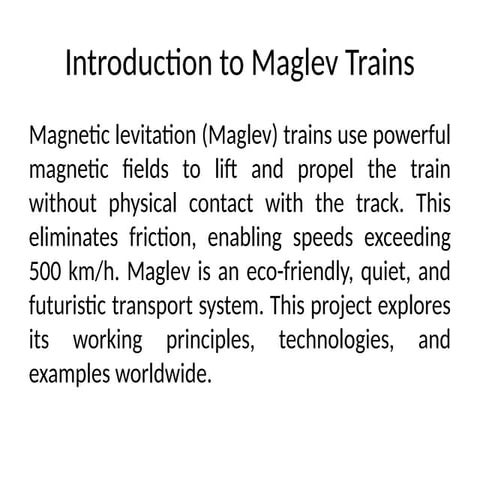 Magnetic_Levitation_Train_Project.pptxugf | PPTX