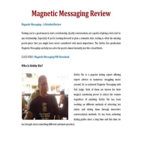 Magnetic Message | PPTX