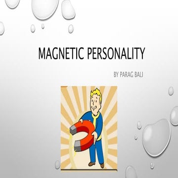 Magnetic Personality by positive attitude | PPT