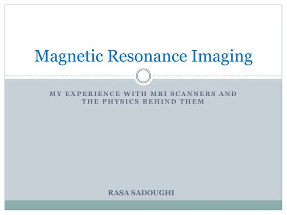 Components of MRI | PPT
