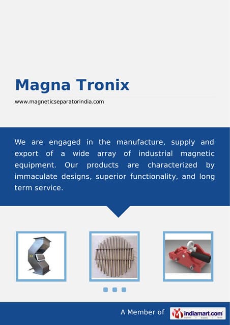 Magna Tronix, Chennai, Magnetic Materials | PDF