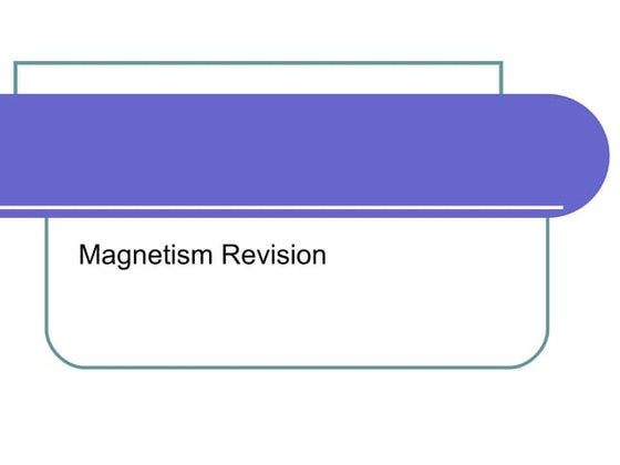 Magnetism and Electricity - ppt useful for grade 6,7 and 8 | PPT