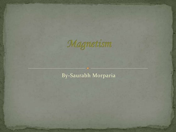 Timeline of Magnetism.pptx