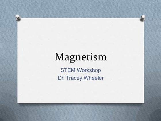magnetism class 8 | PPTX