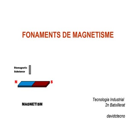Magnetisme tecnologia | PPT