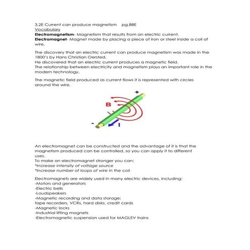 Magnetism notes | DOC