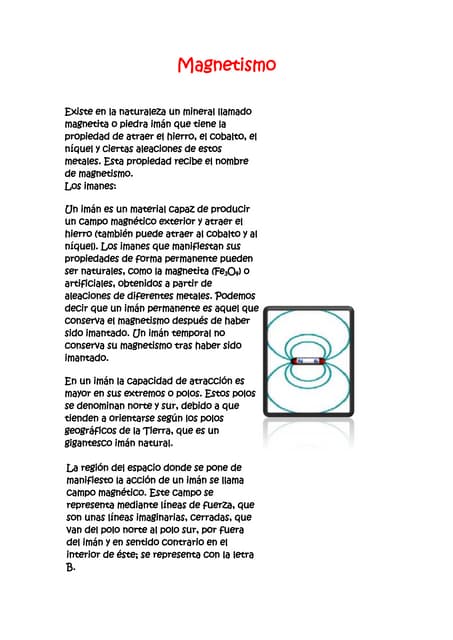 El magnetismo | PPT
