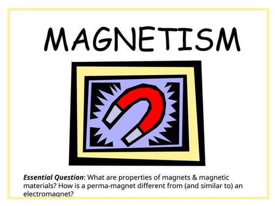 Magnetism for class 12th Powerpoint.pptx | Physics | Science