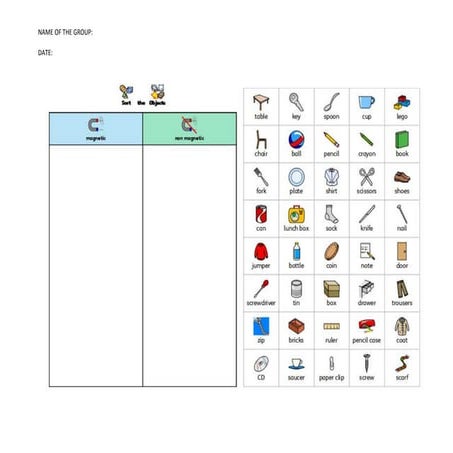 Magnetism worksheet | PPT