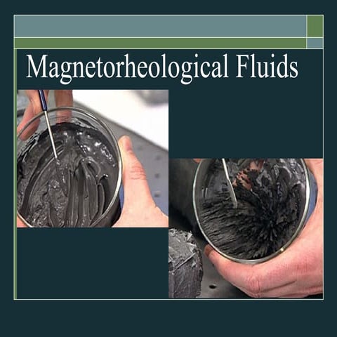 Magnetorheological fluids | PPT