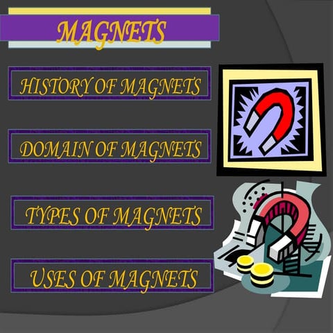 The Magnets (History, Domains, Types, and Uses) | PPTX