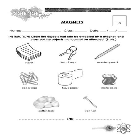 Magnets (worksheet) | PDF