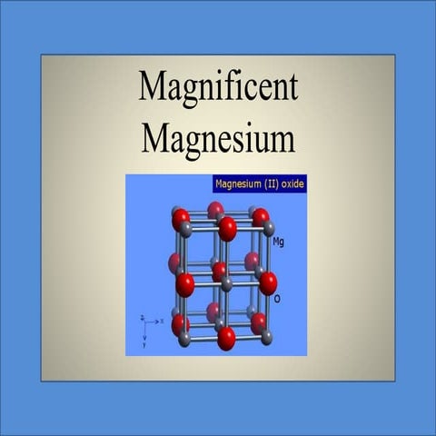 Magnificent Magnesium for requirement.pptx